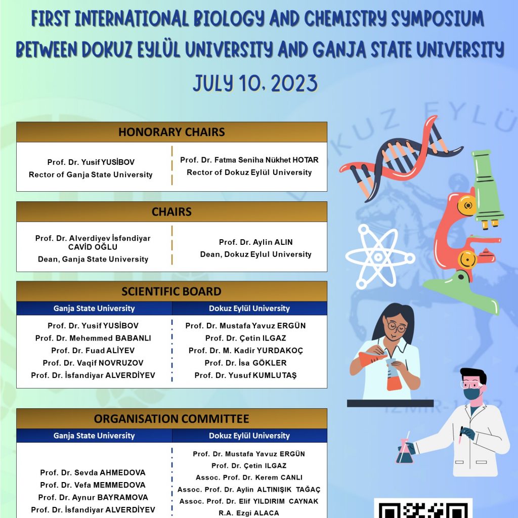 First International Biology and Chemistry Symposium Between Dokuz Eylül ...